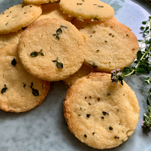 Citroen tijm shortbread koekjes – Wat zullen we eten?